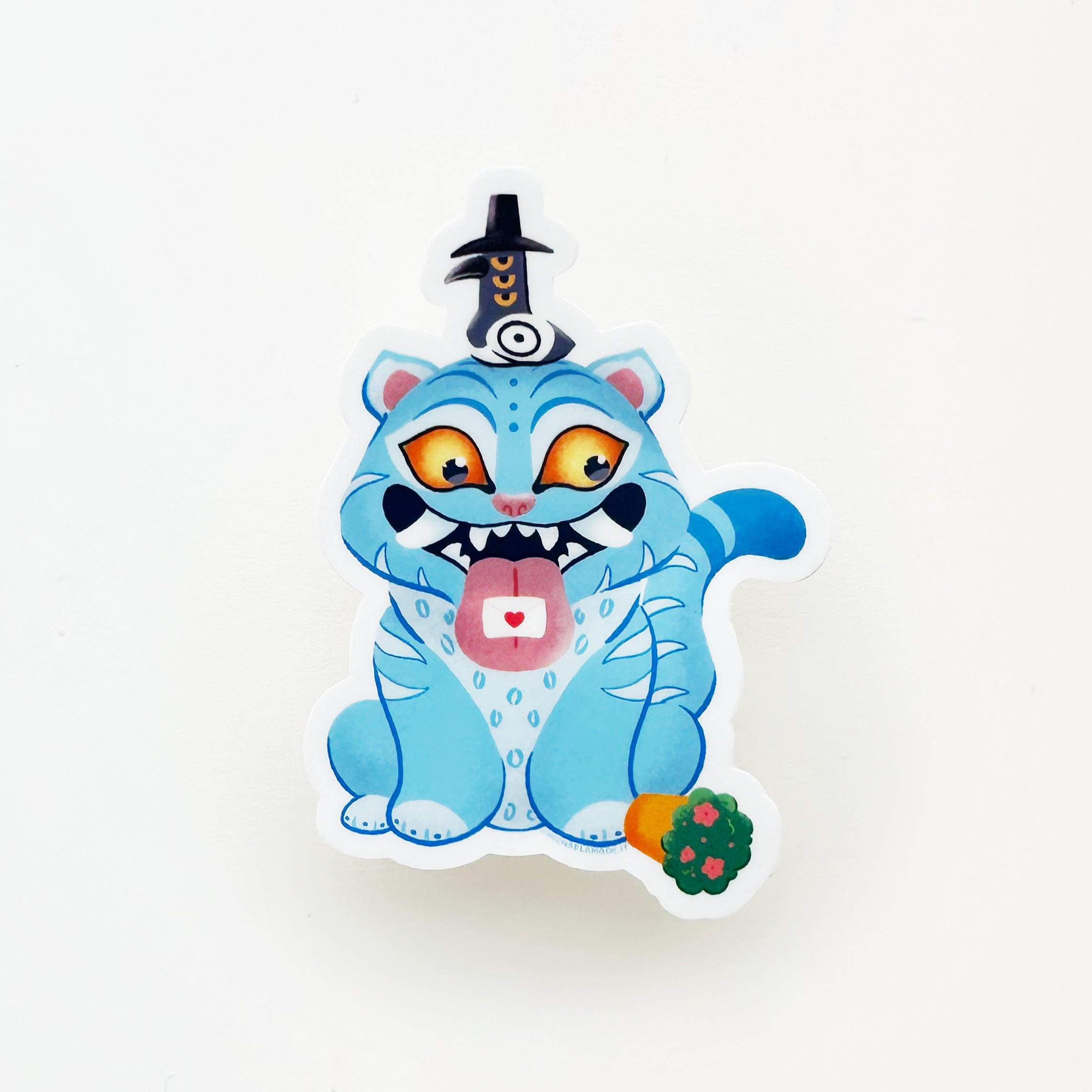Derpy Cat Sticker – Michaela Made